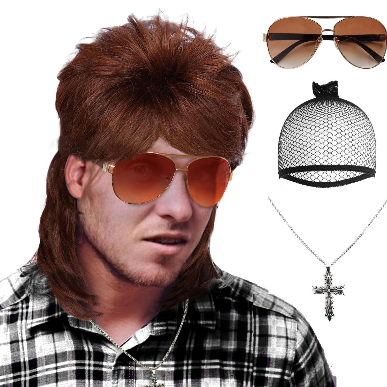 Funny Mullet Wigs