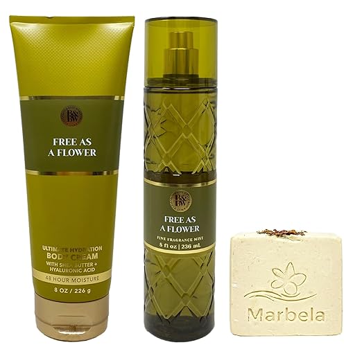 Amazon.com : Bath & Body Works Free As A Flower Body Cream and ...