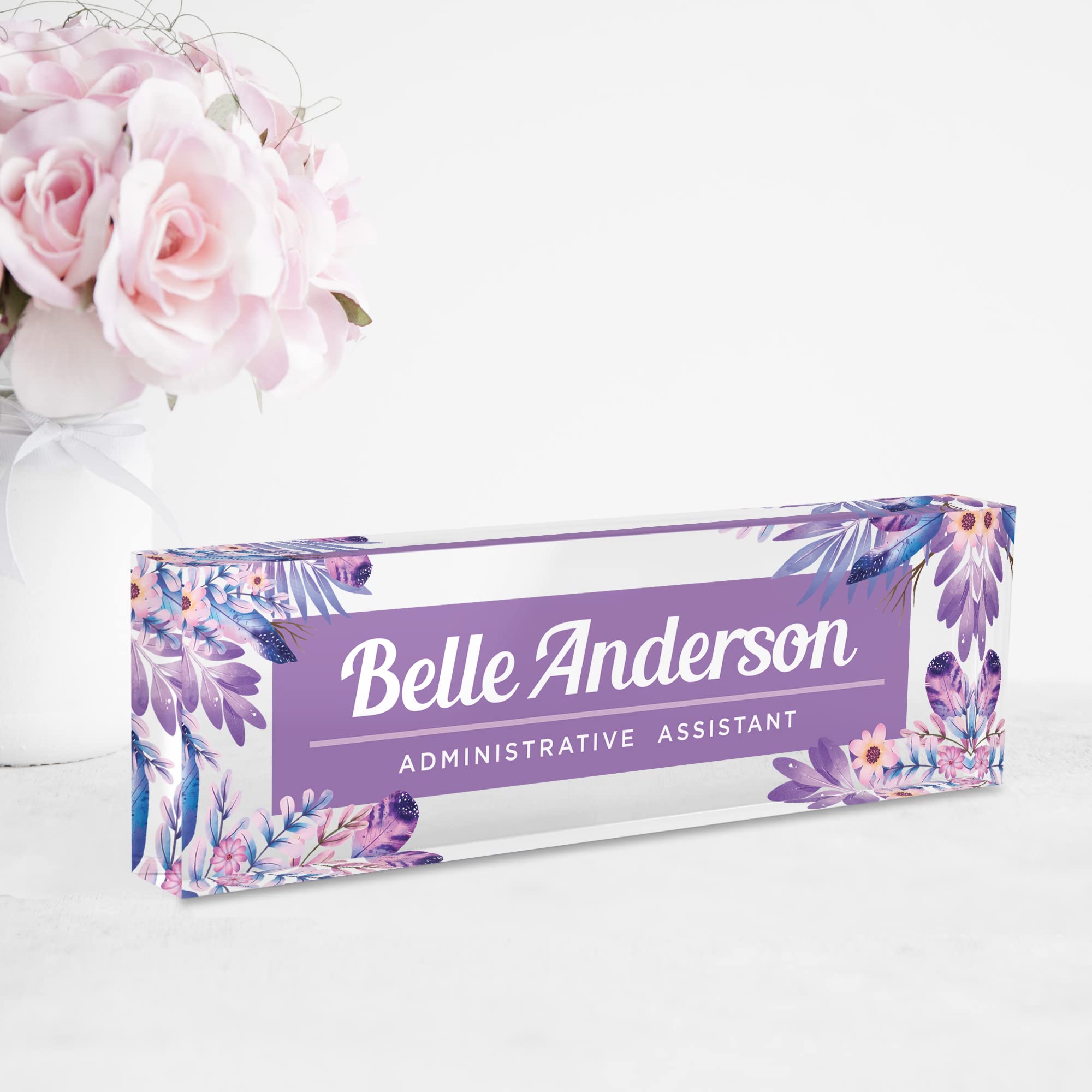 Amazon.com: Name Plate for Desk Personalized - Custom Name Plates for ...