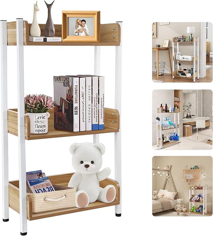 DASHLINE Librero,3 Nivele Libreros,Librero Minimalista,Librero ...