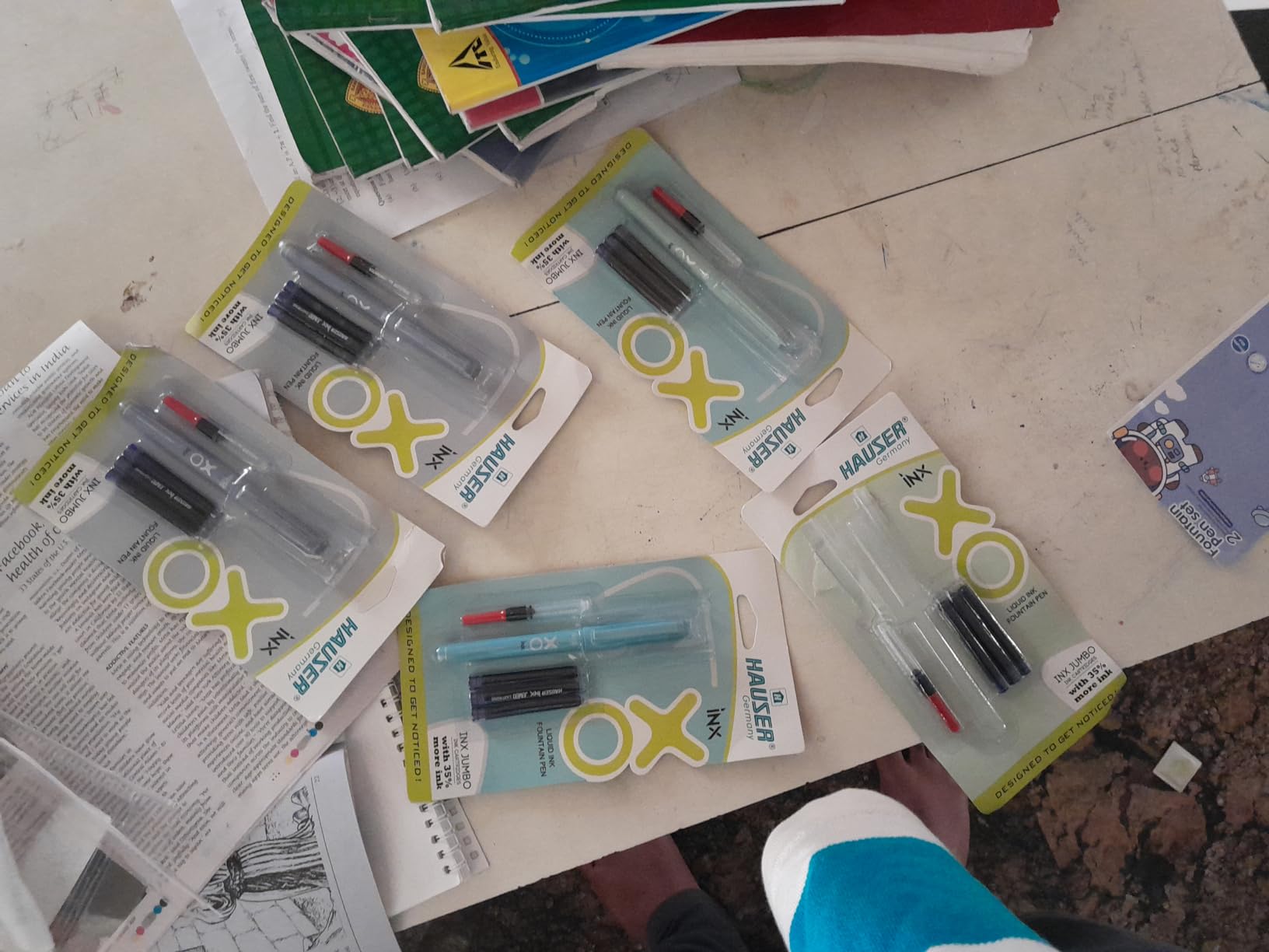 Hauser Germany Inx Xo Liquid Ink Fountain Pen | Smooth Round Nib With ...