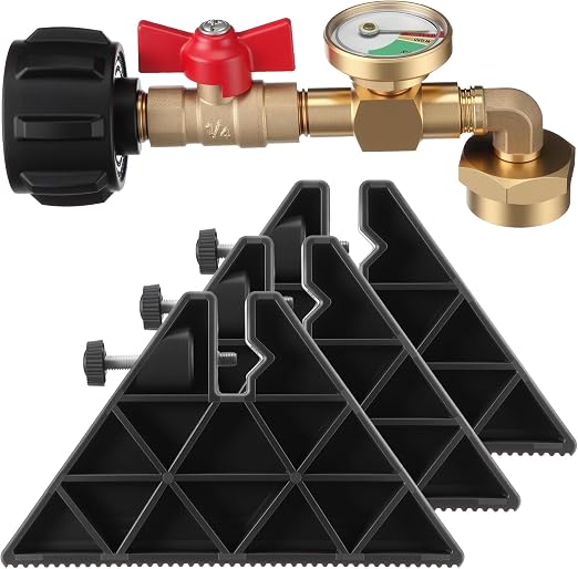 Amazon.com : HappyAlley Propane Refill Adapter Kit with Propane ...