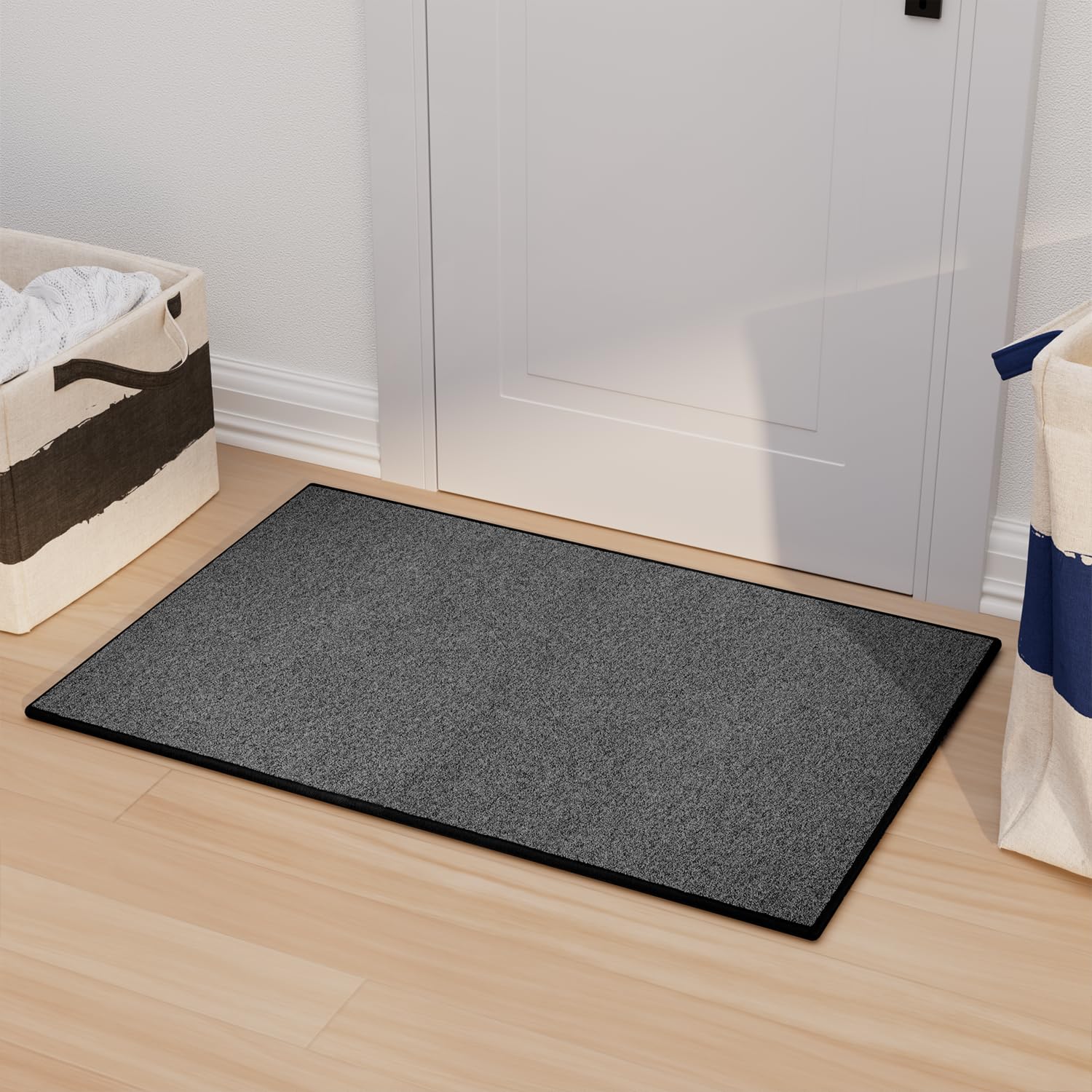 Amazon.com: AREDO Door mat with Non Slip Rubber Backing, Washable Soft ...