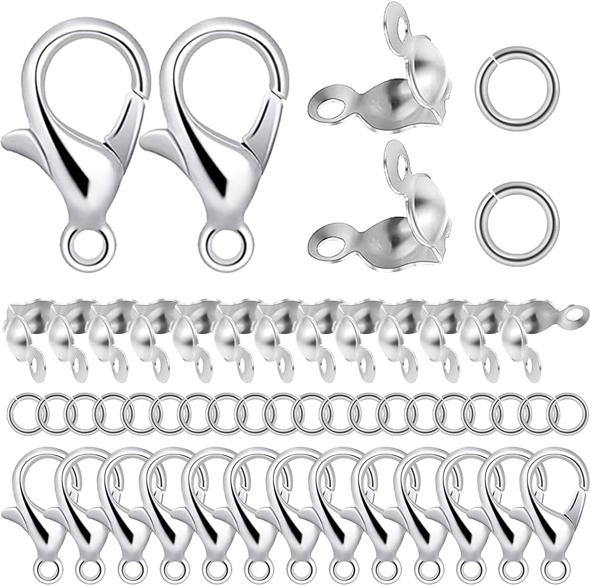 Amazon.com: 1250 Pieces Jewelry Making Accessories Set Includes 800 ...