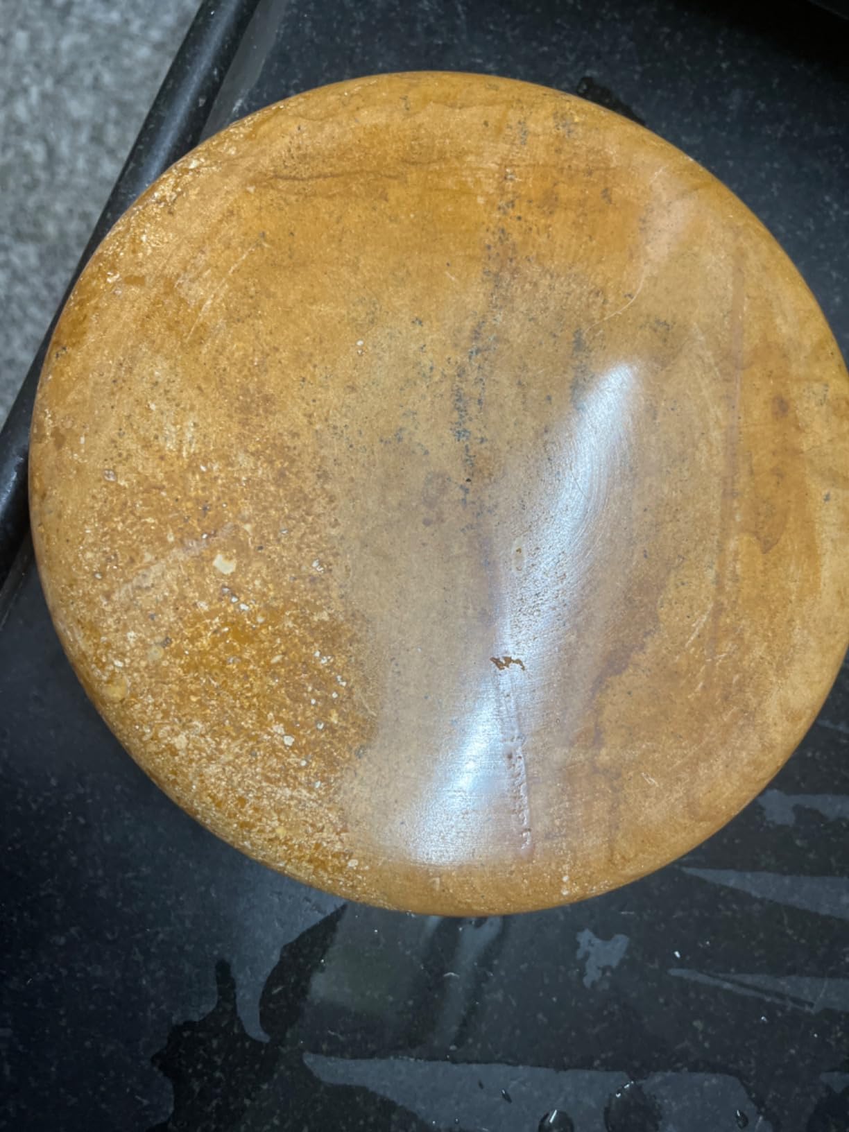 Buy jaisalmer Stone roti Maker Marble Chakla/Rolling Pin Board/Roti ...