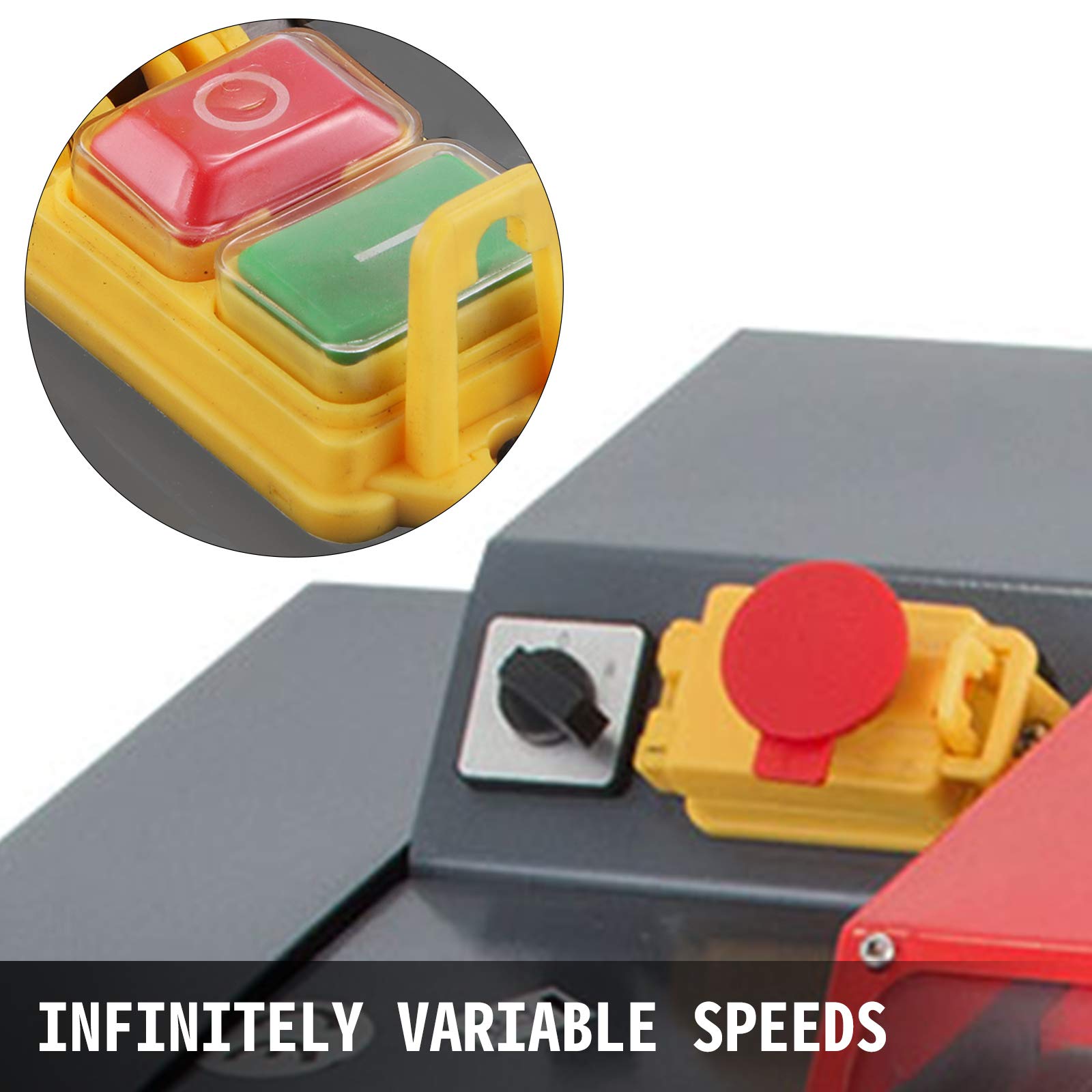 Buy VEVOR Metal Lathe 8X16 Inches, Precision Mini Lathe Variable Speed ...