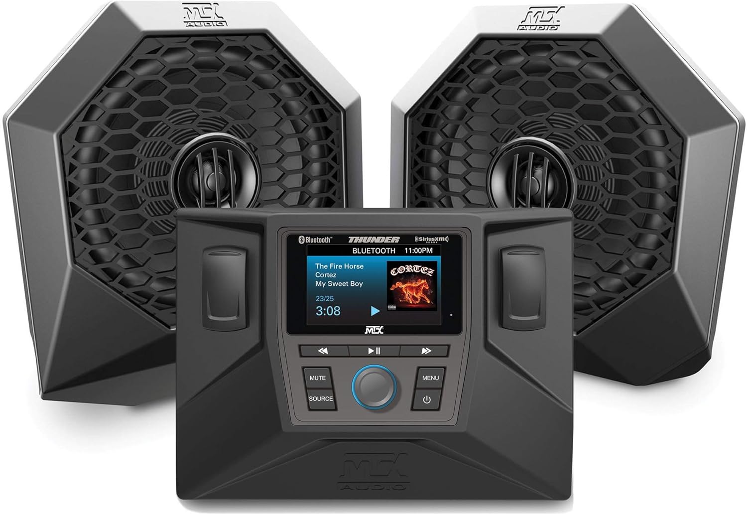 Amazon.com: MTX RZRSYSTEM1 Media Receiver and Front Speakers : Electronics