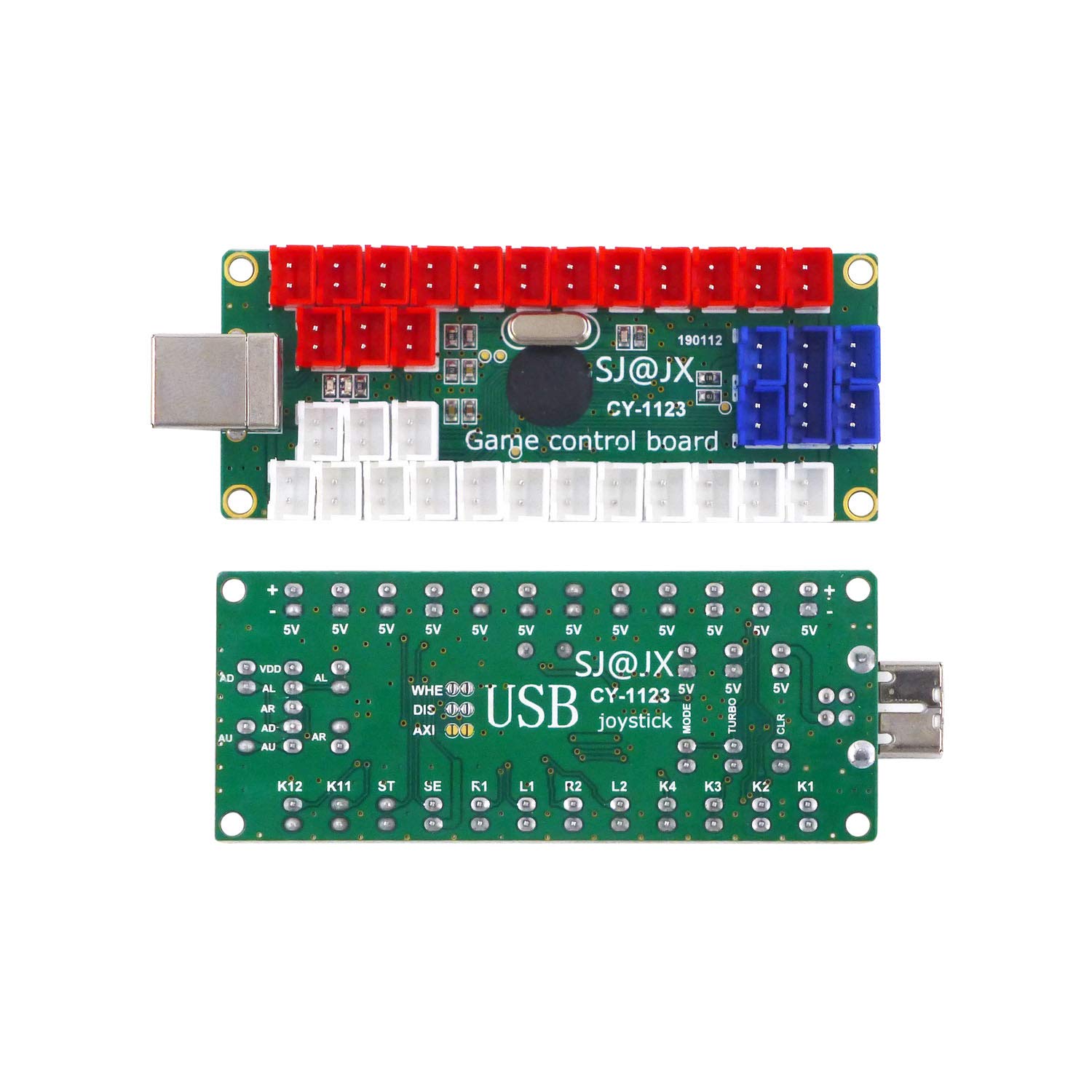 Snapklik.com : SJJX Arcade DIY Kit LED USB Encoder Board Zero Delay ...