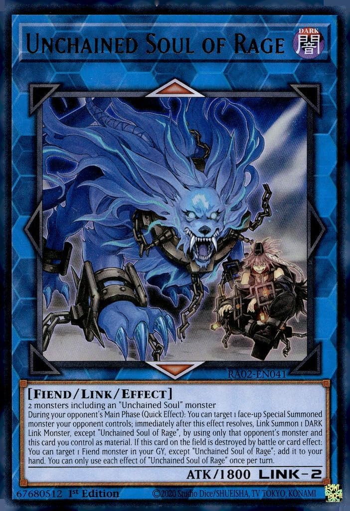 Amazon.com: Unchained Soul of Rage (UR) - RA02-EN041 - Ultra Rare - 1st ...