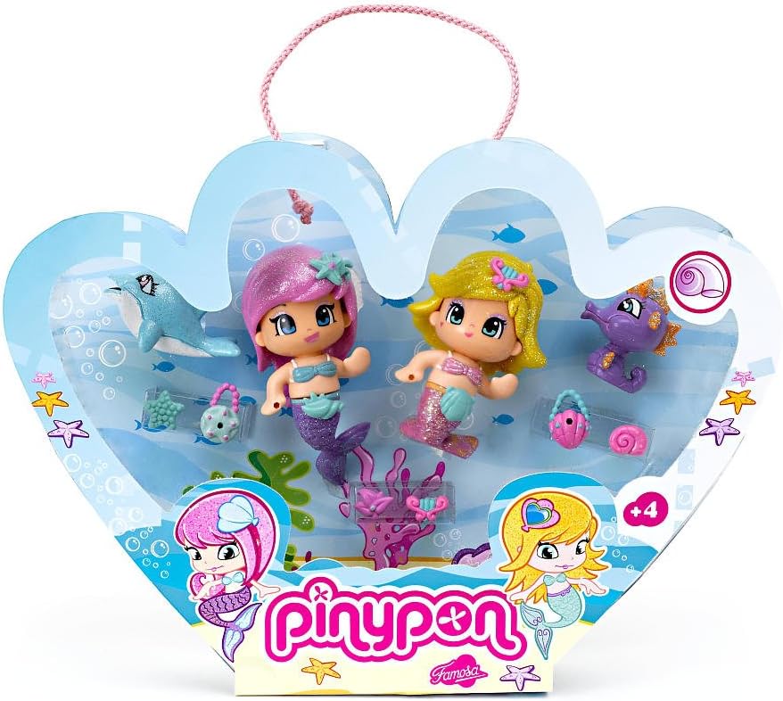 Pinypon Mermaids Action Figure Playset, 2-Pack : Amazon.com.au: Toys ...
