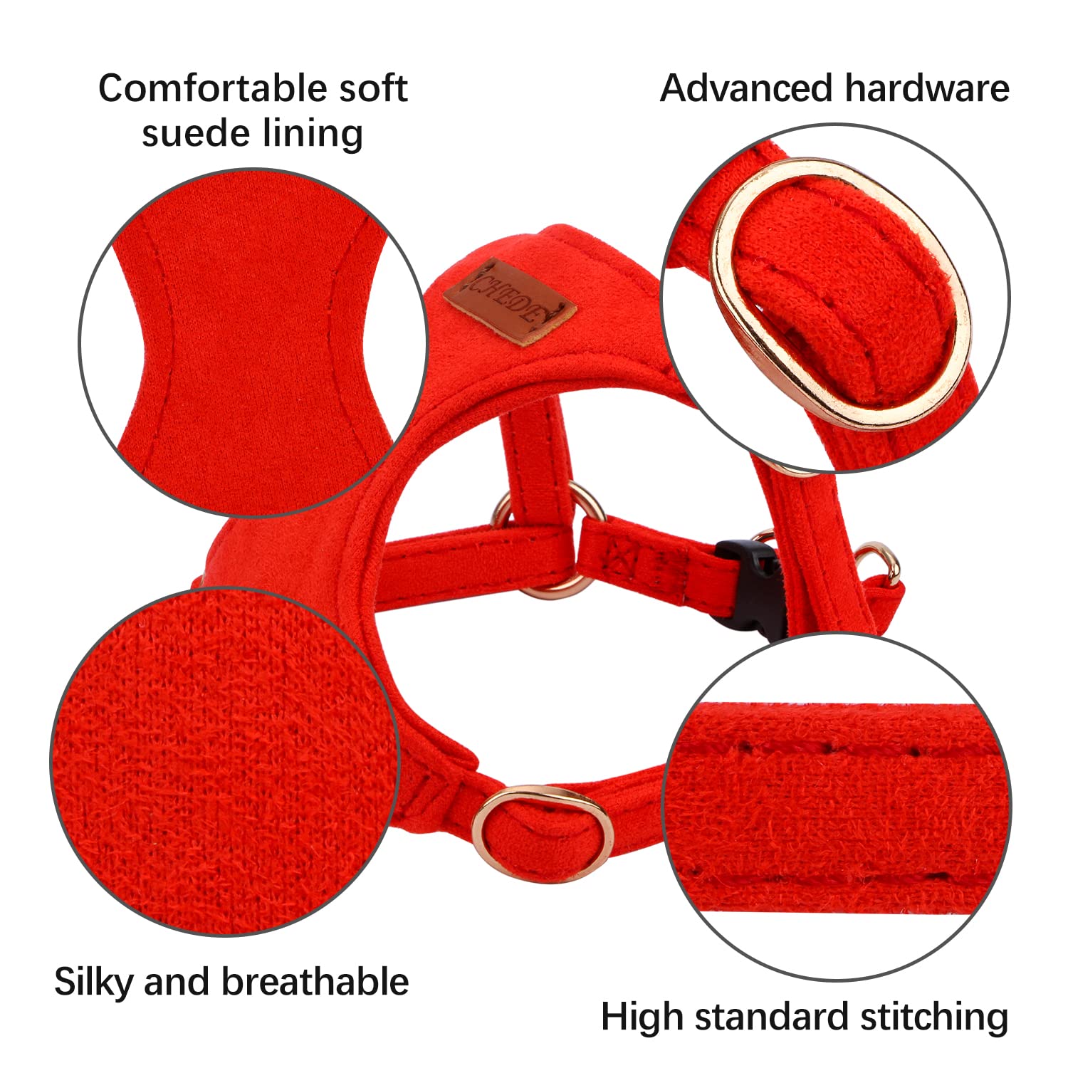 Snapklik.com : CHEDE No Pull Puppy Harness And Multifunction Dog Leash ...