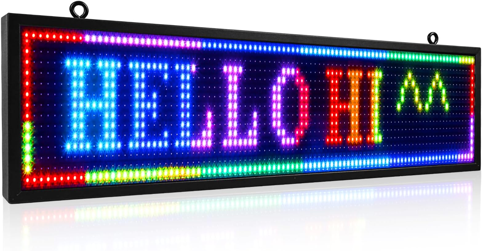 Amazon.com: TEIMA LED Scrolling Display Sign - RGB Full Colour ...