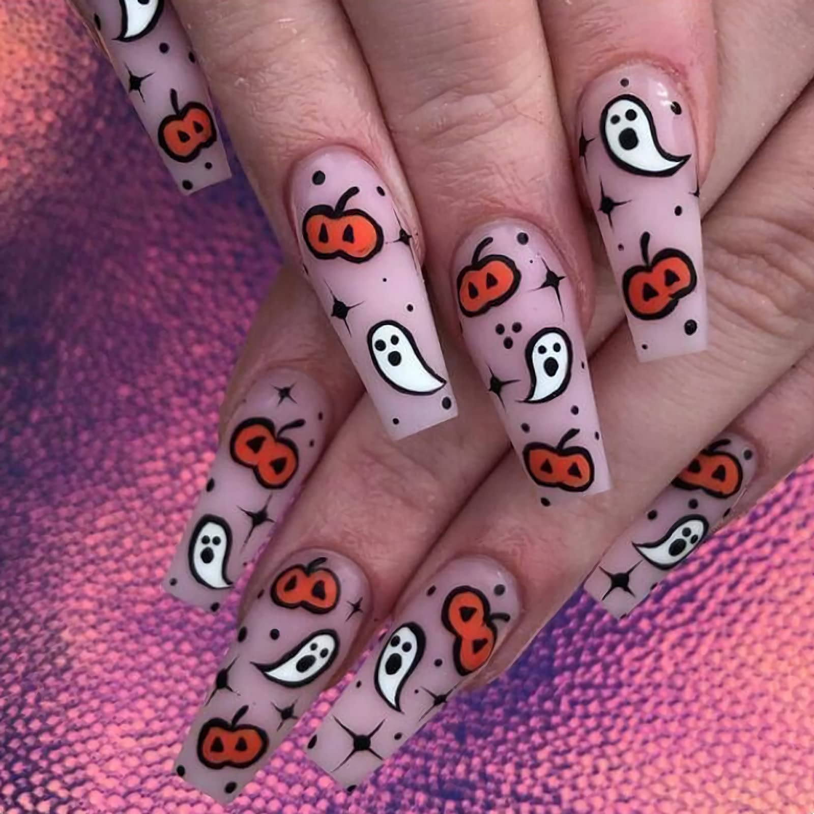 Halloween Toe Nail Art Ghost
