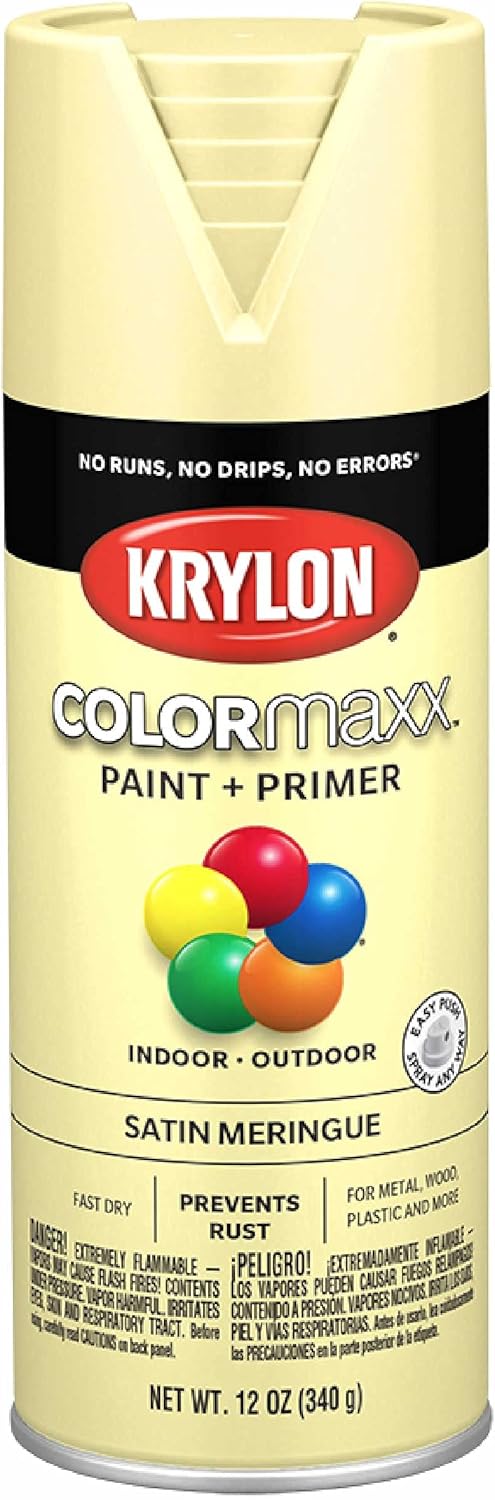 Krylon COLORmaxx SATIN MERINGUE : Amazon.ca: Sports & Outdoors