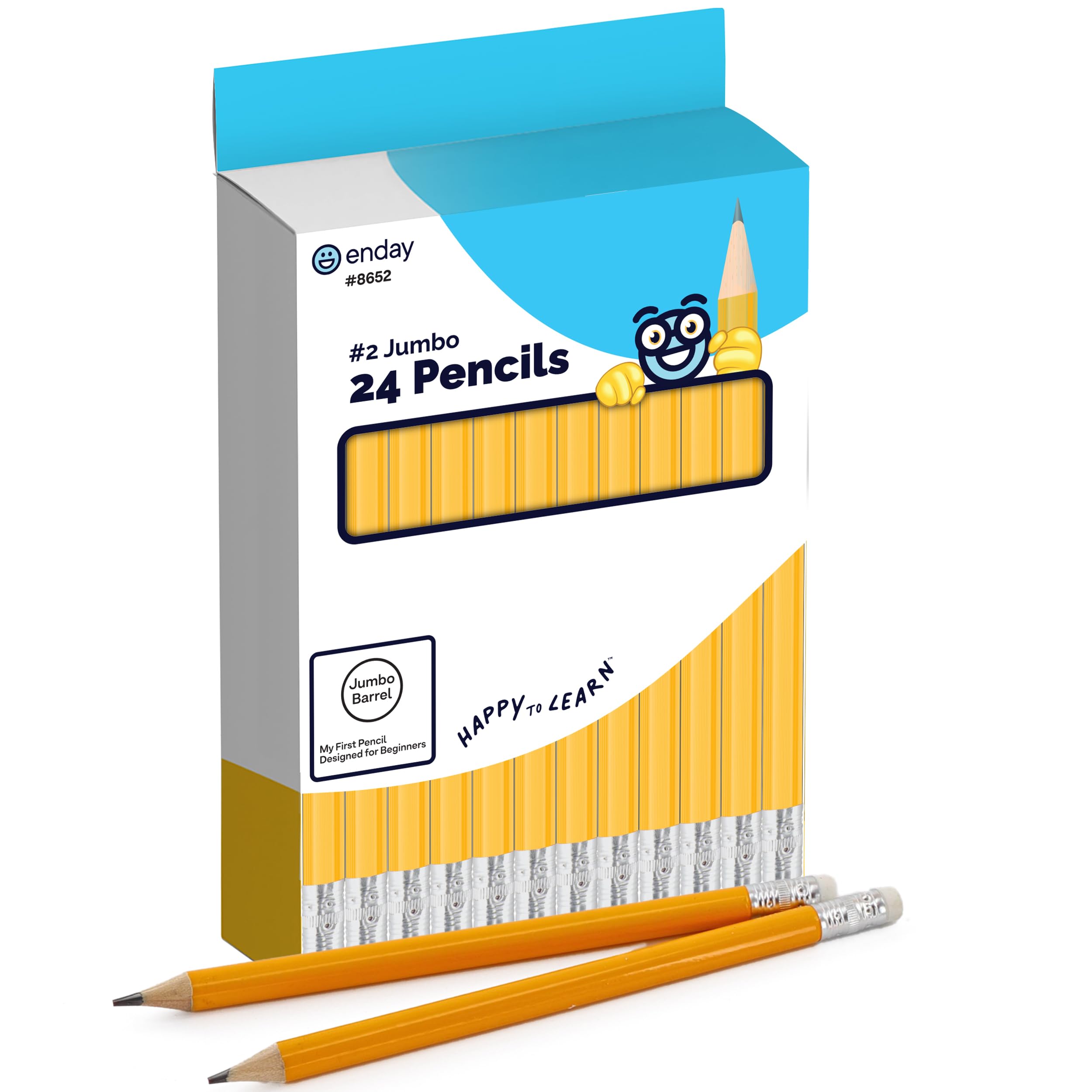 Snapklik.com : Enday Jumbo Pencils For Preschoolers (24 Pack) No 2 For ...