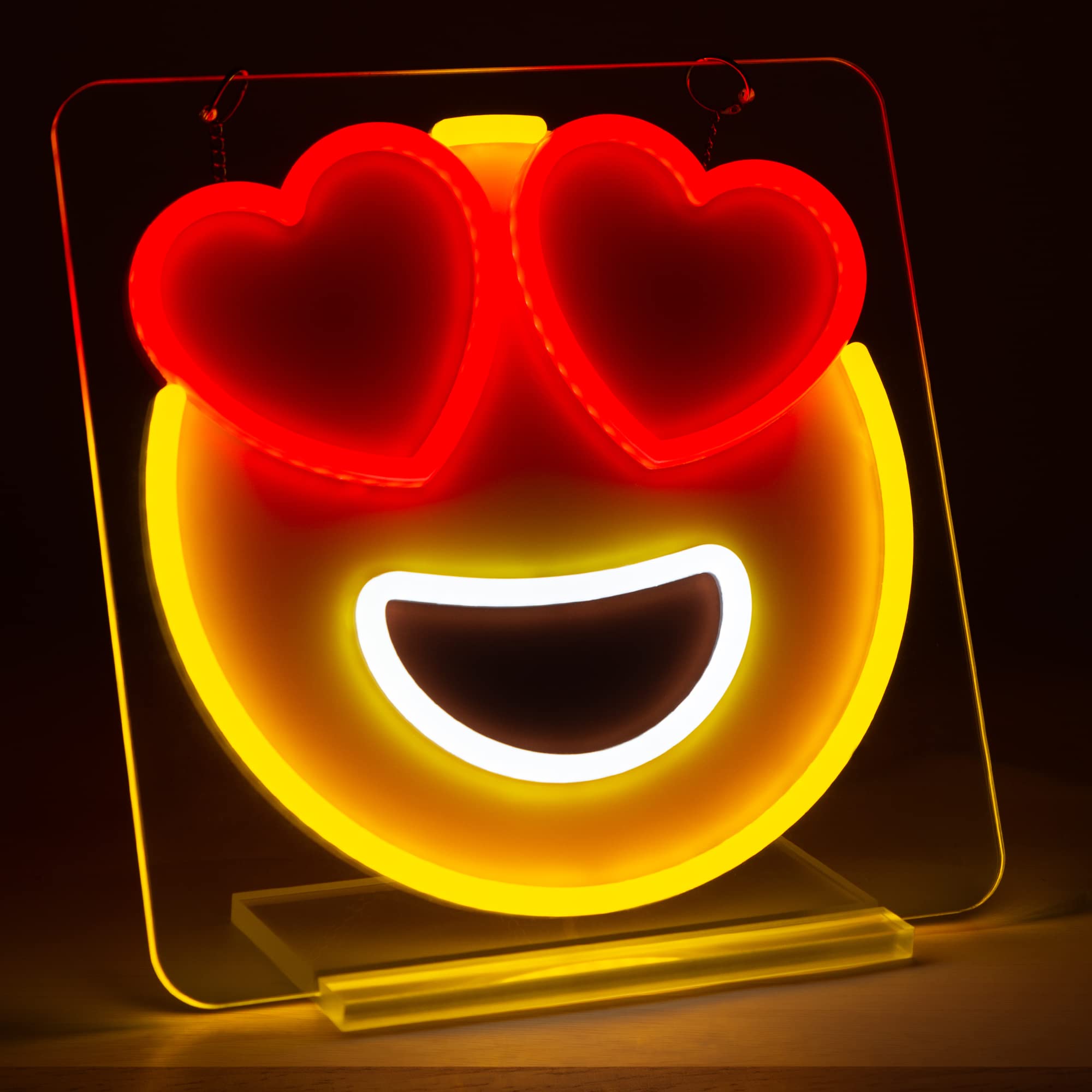 HOMEGLOW Neon Sign - LED Aesthetic Decor for Wall, Shelf or Desk ...