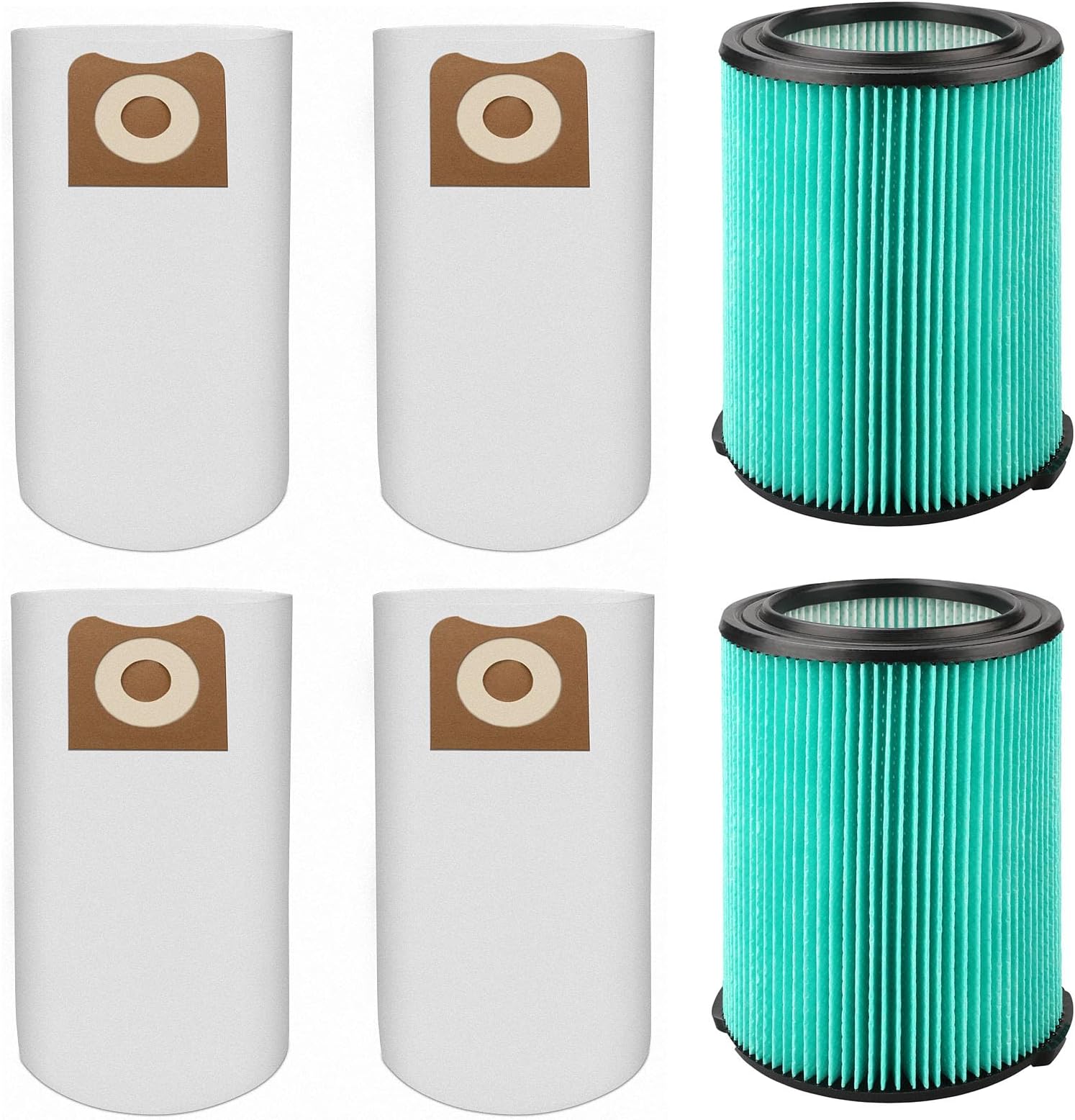 10 Pack Vacuum Filter Bags Replacement for Porter-Cable PCX18301-4B and ...