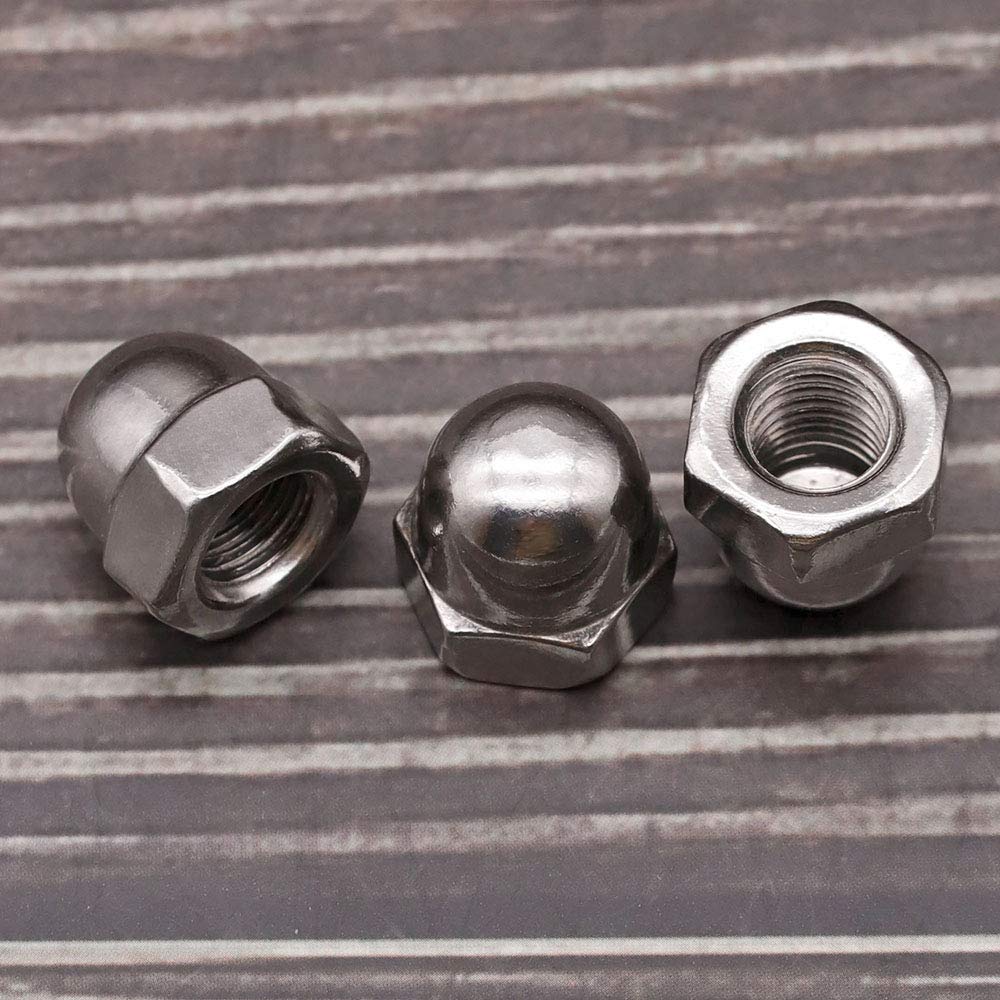 Snapklik.com : 7/16-14 Acorn Hex Cap Dome Head Nuts