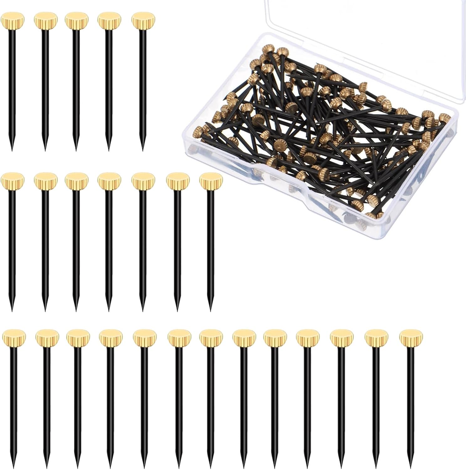 50Pcs Metal Plaster Picture Frame Hangers Picture Hanging Nails with ...