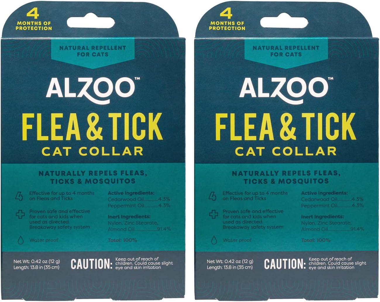 Amazon.com : ALZOO Flea & Tick Cat Collar, Helps Repel Fleas, Ticks ...