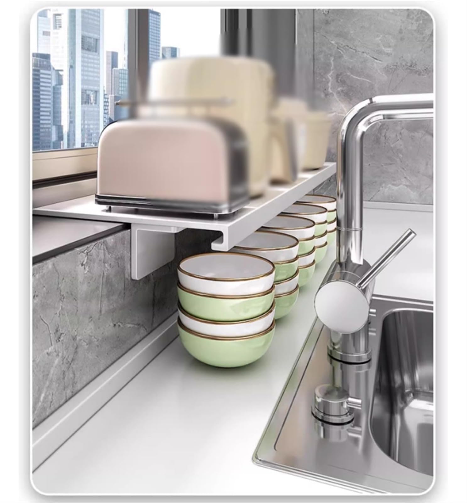Window Sill Extender Shelf ANXPTME Window Shelf For Plants, Clear
