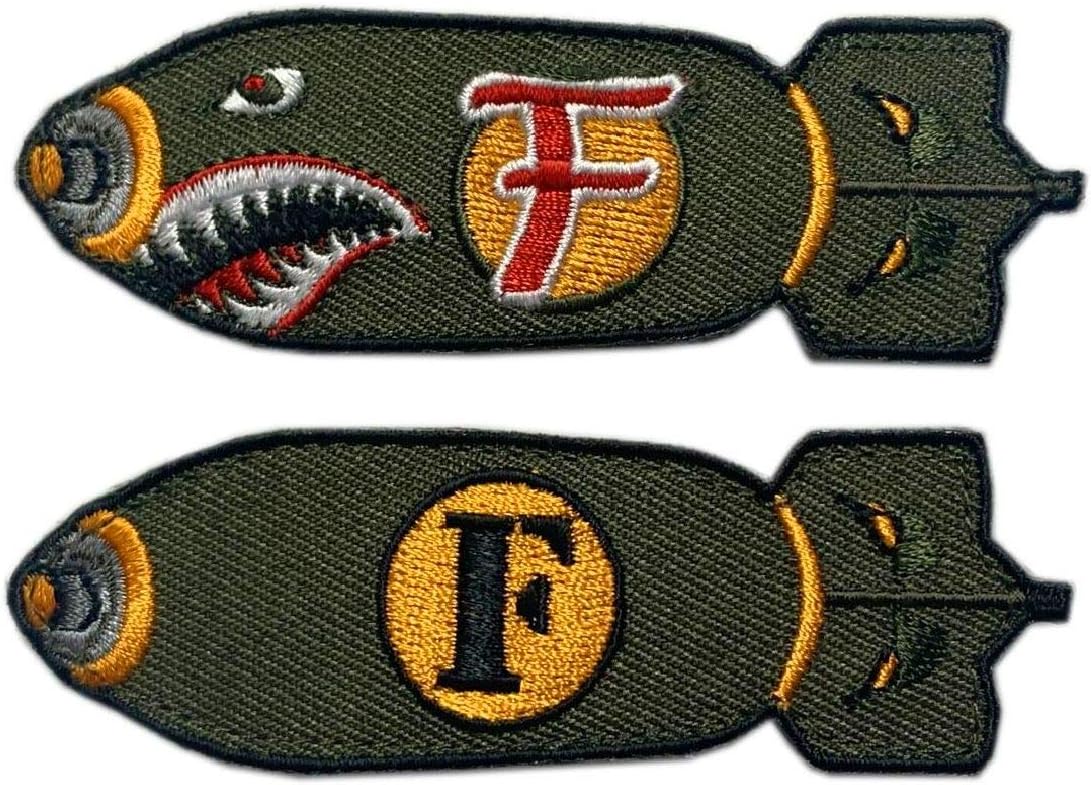 Amazon.com: Dropping F Bomb Morale Tactical Patch [2PC Bundle -3.5 x 1. ...