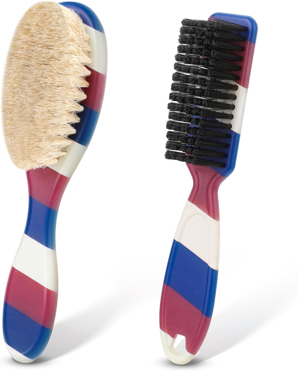 Amazon.com : Shappy 2 Pieces Barber Fade Brush Men Beard Brush Neck ...