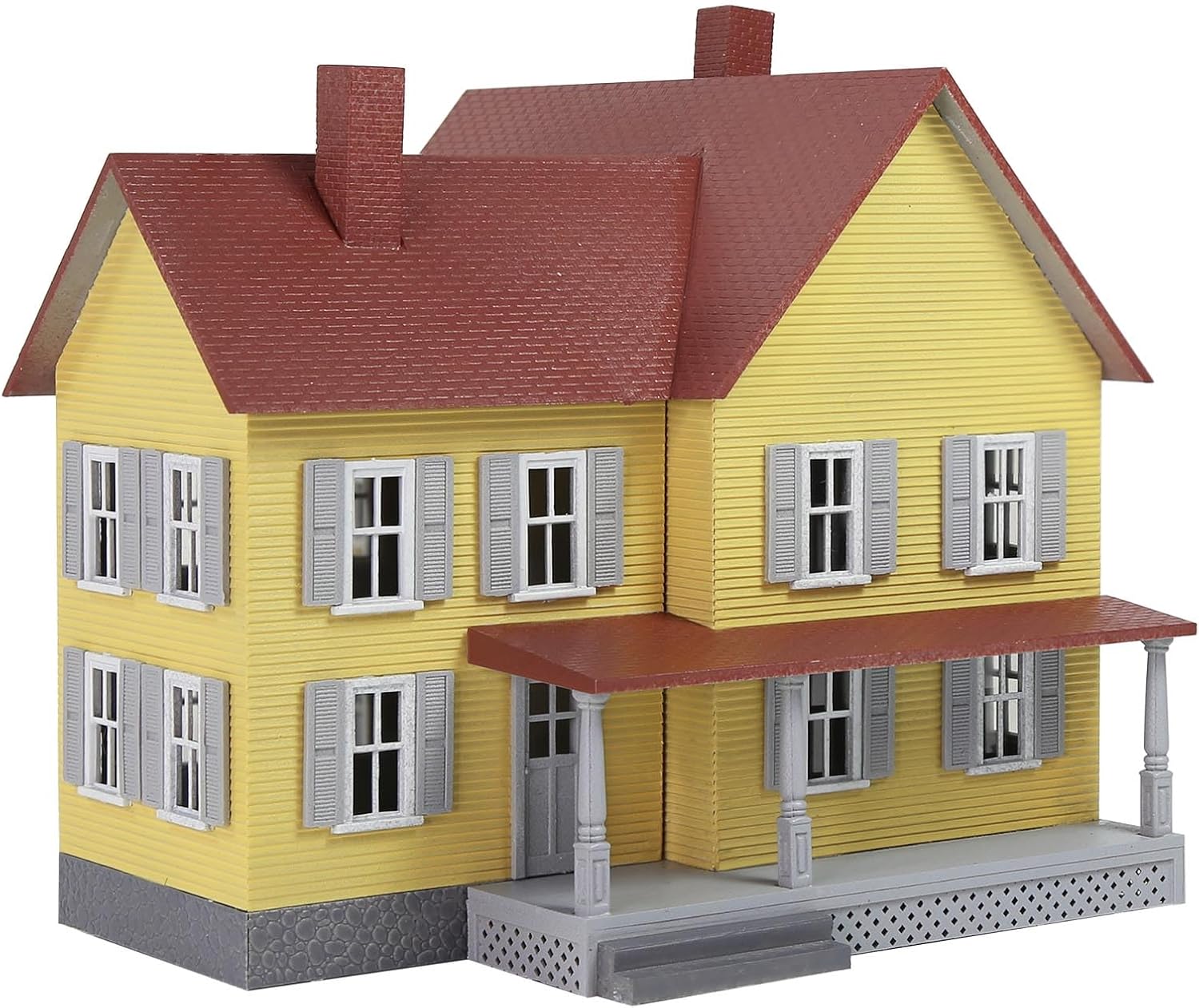 Amazon.com: Evemodel HO Scale Assembled Complete Model Village Two ...