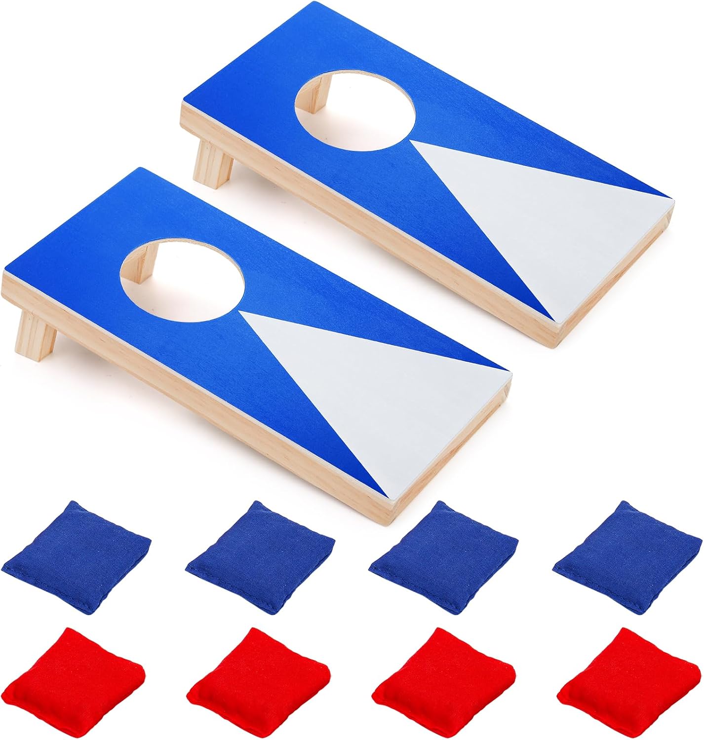 Amazon.com: Coloch Tabletop Mini Corn Hole Bean Bag Toss Game, Wooden ...