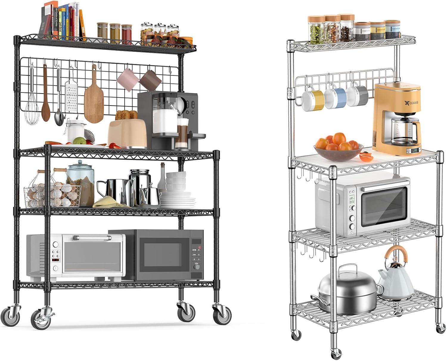 Amazon.com - Leteuke Bakers Rack for Kitchen with Storage, NSF ...