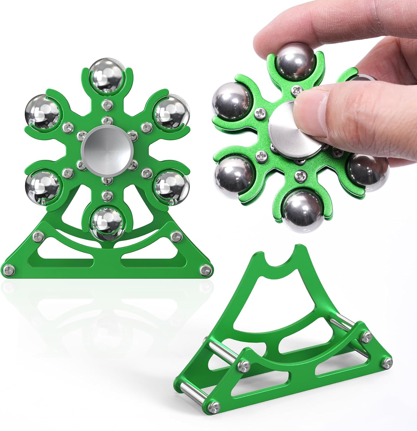 Amazon.com: Desk-Fidget-Toys for Ferris-Wheels-Spinner: Metal Kinetic ...