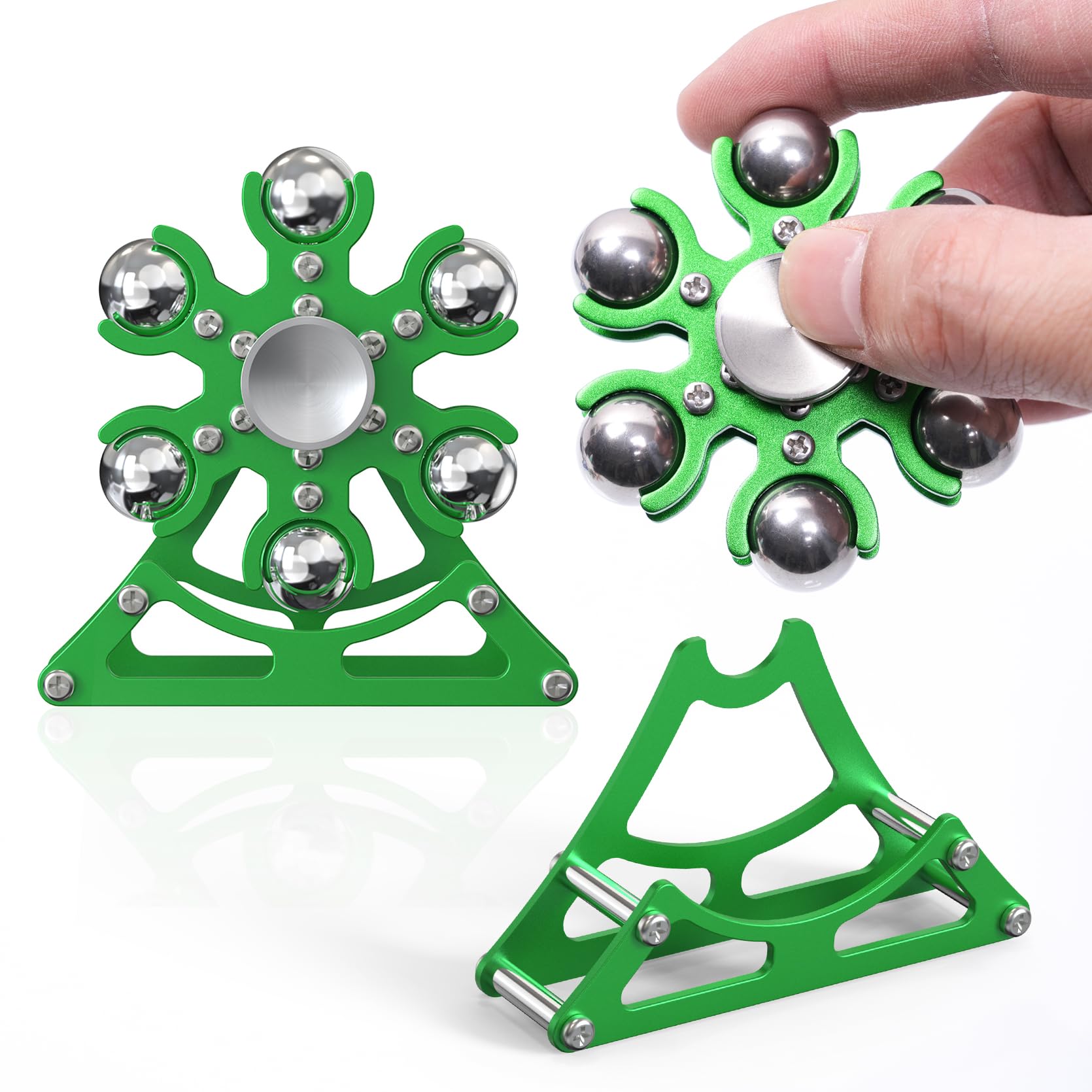 Amazon.com: Desk-Fidget-Toys for Ferris-Wheels-Spinner: Metal Kinetic ...