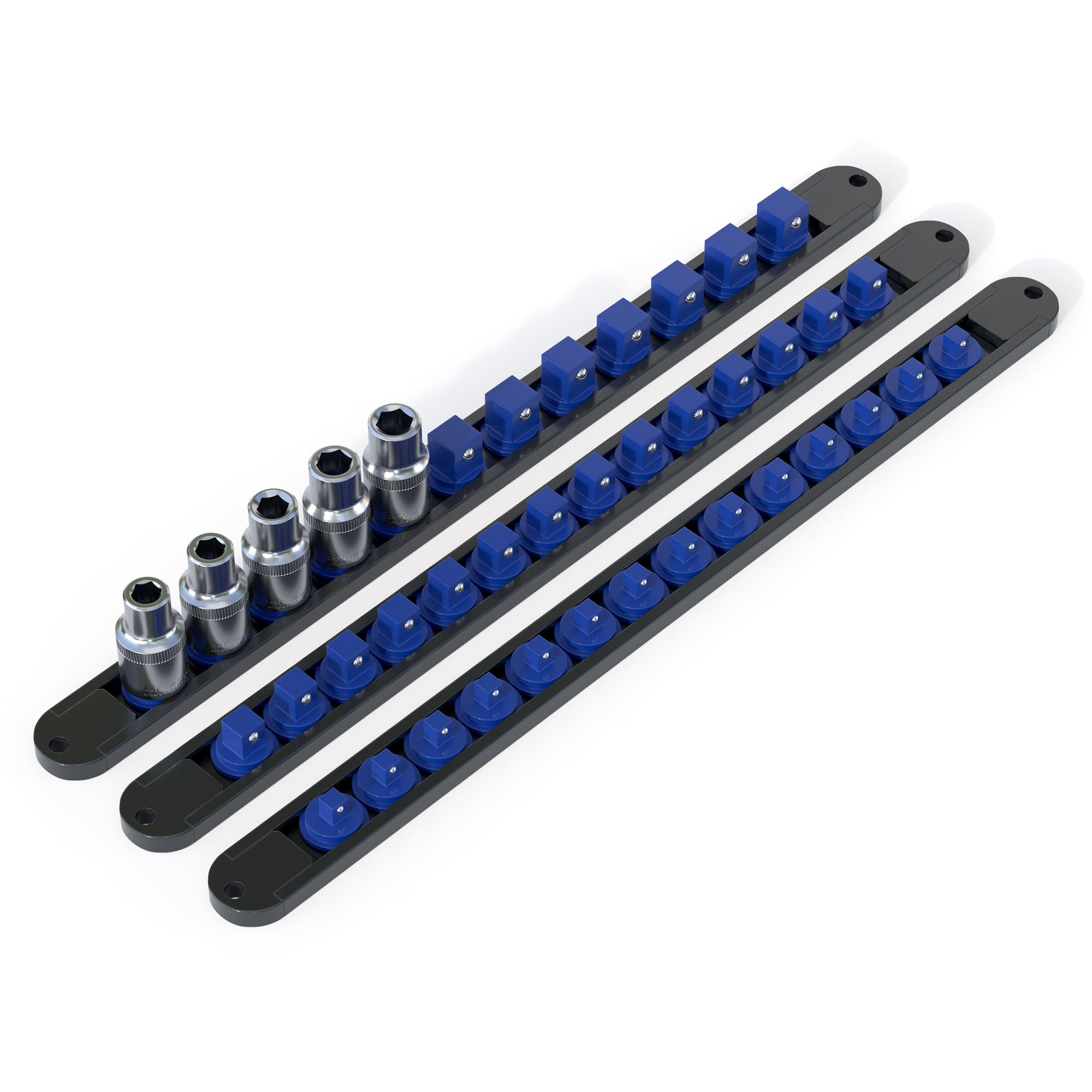 Snapklik.com : FivePears 3PCS 360 Socket Organizer Twist Lock,3/8 1/4 1 ...