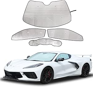 Amazon.com: Windshield Sunshade Foldable UV Ray Reflector Auto Window ...