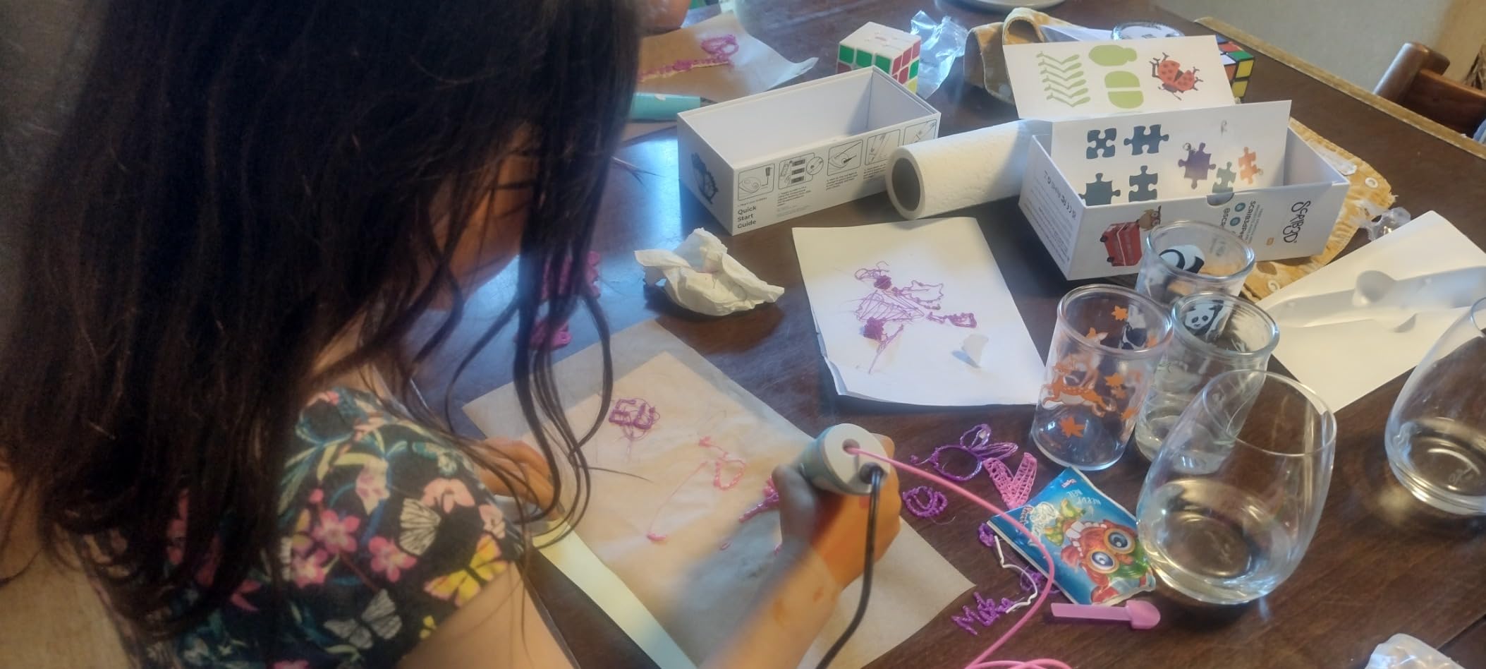 SCRIB3D P1 3D Printing Pen with Display - Includes 3D Pen, 3 Starter ...