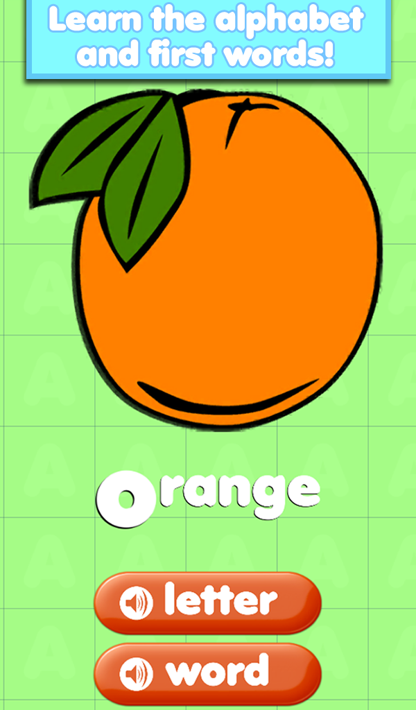 Learning Letters: Alphabet for Toddlers - App on Amazon Appstore