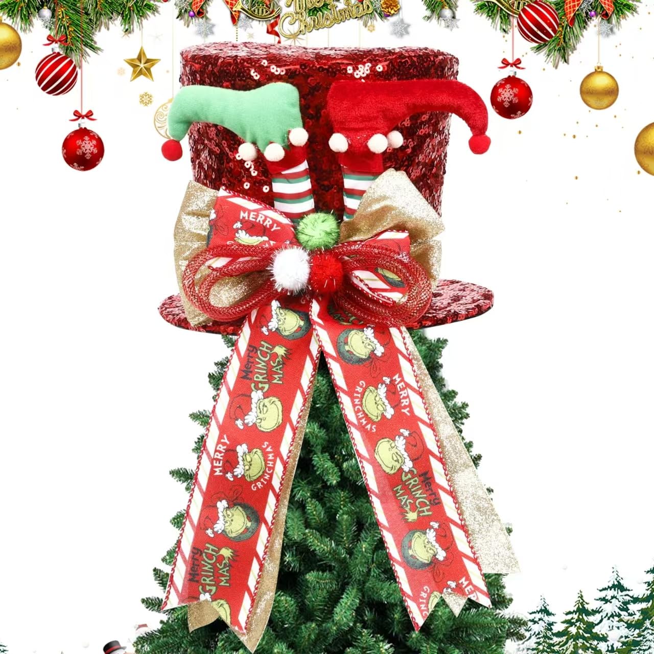 Christmas Tree Topper Hat