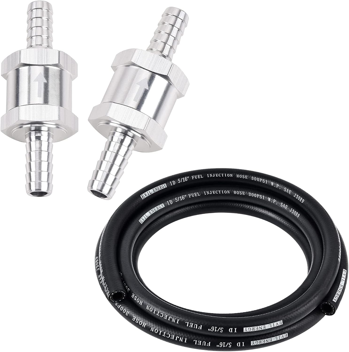 Amazon.com: EVIL ENERGY 5/16" Fuel Injection Hose 5FT 300PSI SAE 30R9 ...