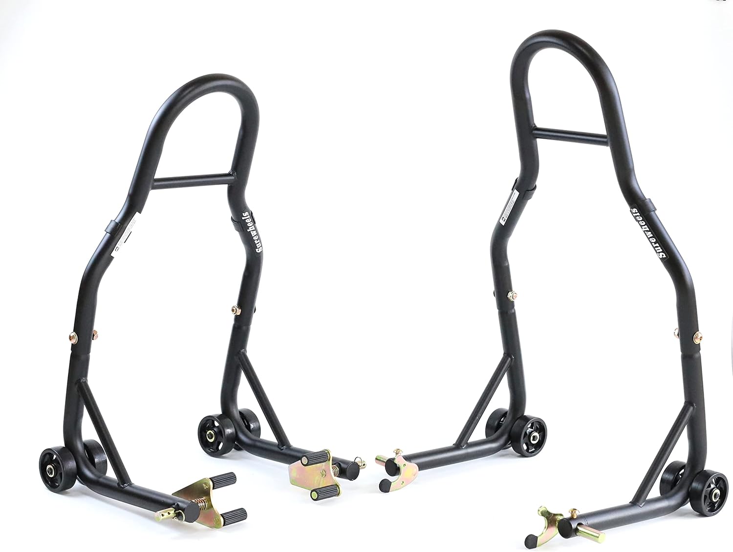 Amazon.com: Surewheels Universal Motorcycle Front and Rear Wheel ...