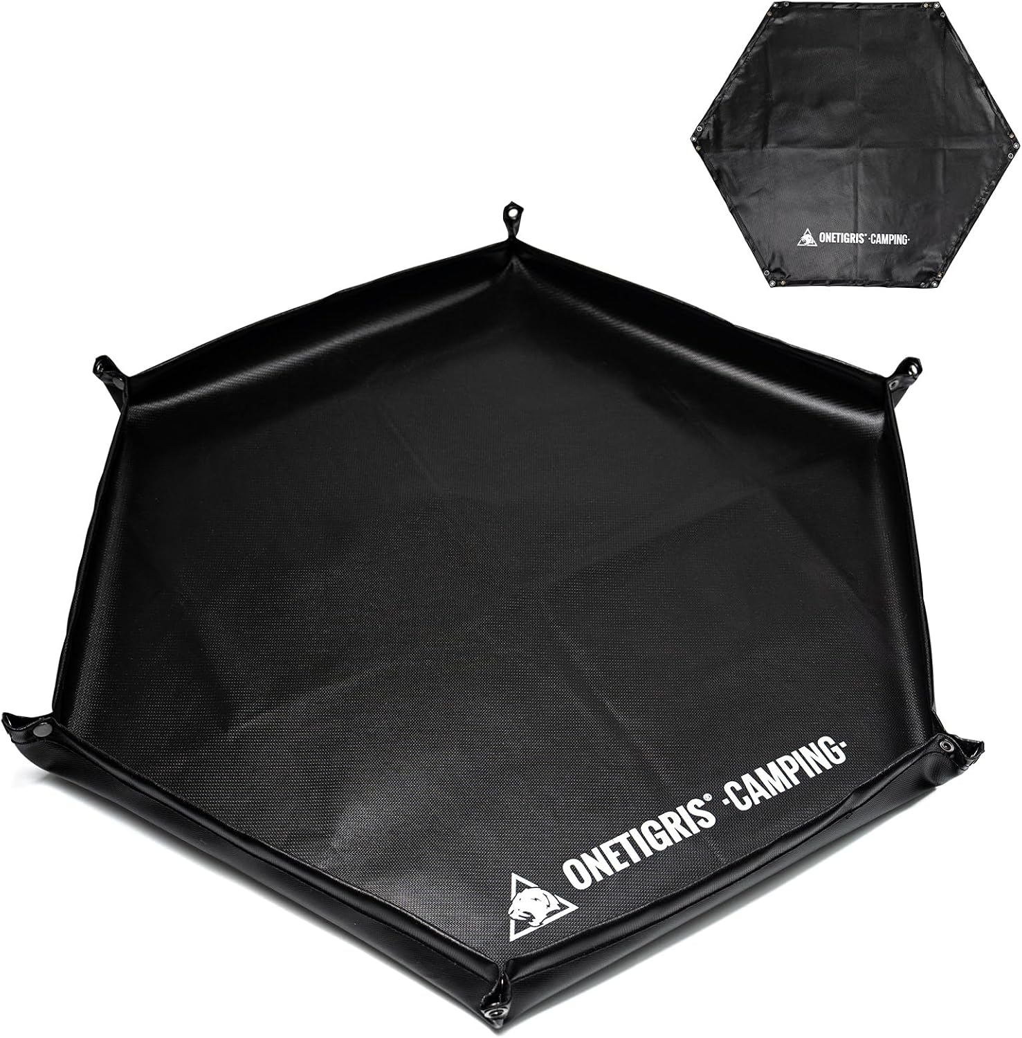 OneTigris Fire-Retardant Mat for Camping Stove, Fire Pit (Black ...