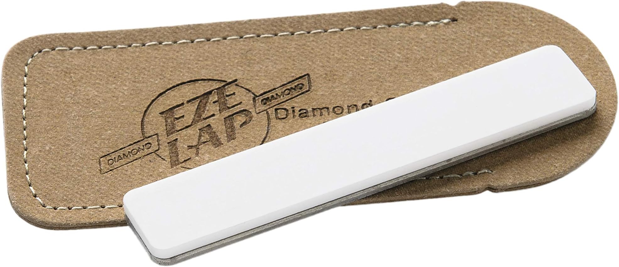 EZE-LAP 46M 1 by 6 Medium Diamond Pocket Stone with Sheath - Sharpening ...