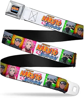 Amazon.com: Buckle-Down Seatbelt Belt Naruto Regular : Clothing, Shoes ...