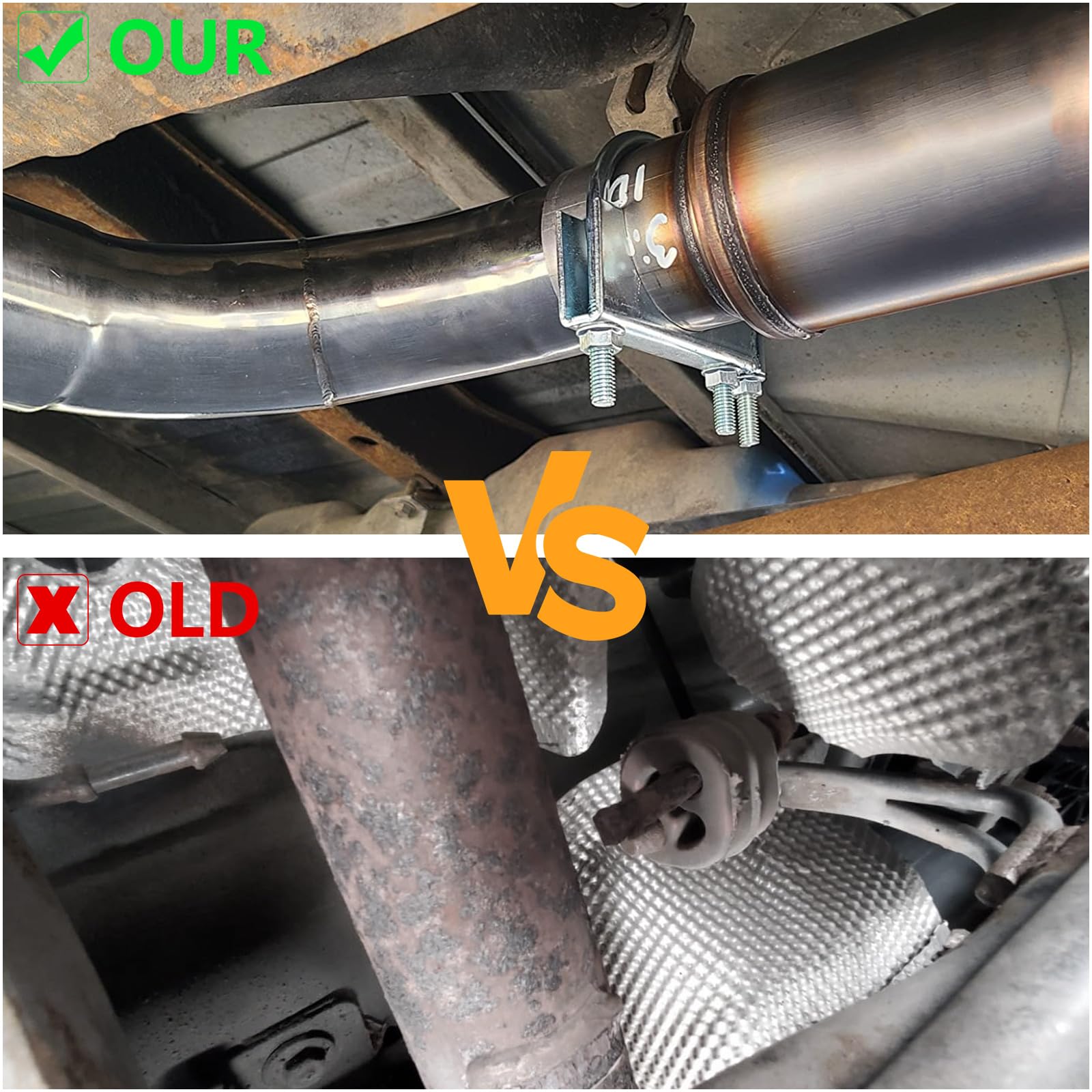 Snapklik.com : LCGP 3" Universal Exhaust Clamp
