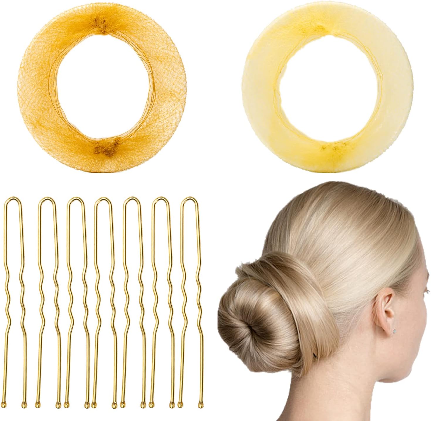 Hair Nets for Buns,Ballet Hair Net for Girls Women,20 Pcs Invisible ...