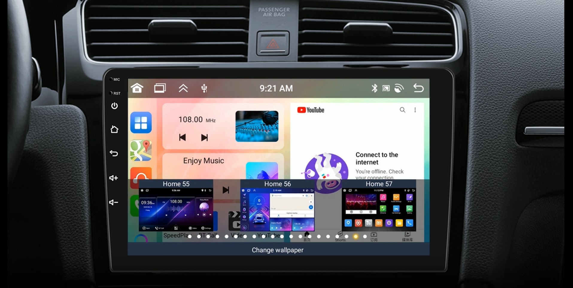 Watch CYA-Android car stereo function interface show on Amazon Live