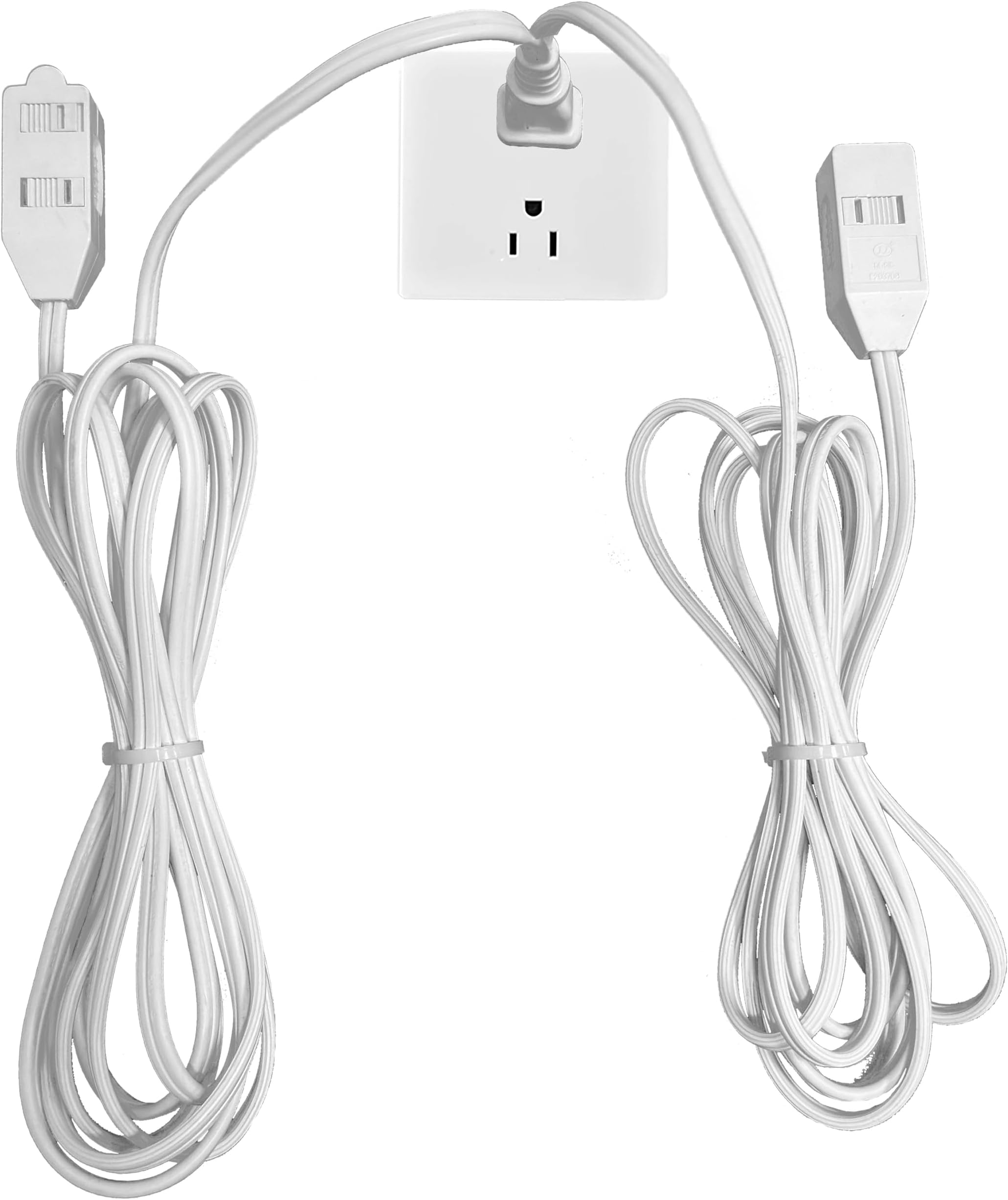 Amazon.com: TiFFCOFiO Indoor Extension Cord, 2 Prong 12 Feet Extension ...