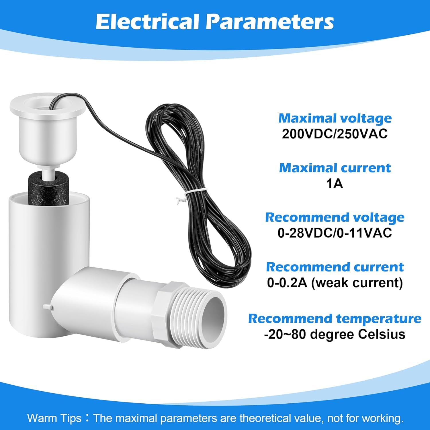 6 Pack Ss2 Float Switch For Easy Installation Ac Float 7442