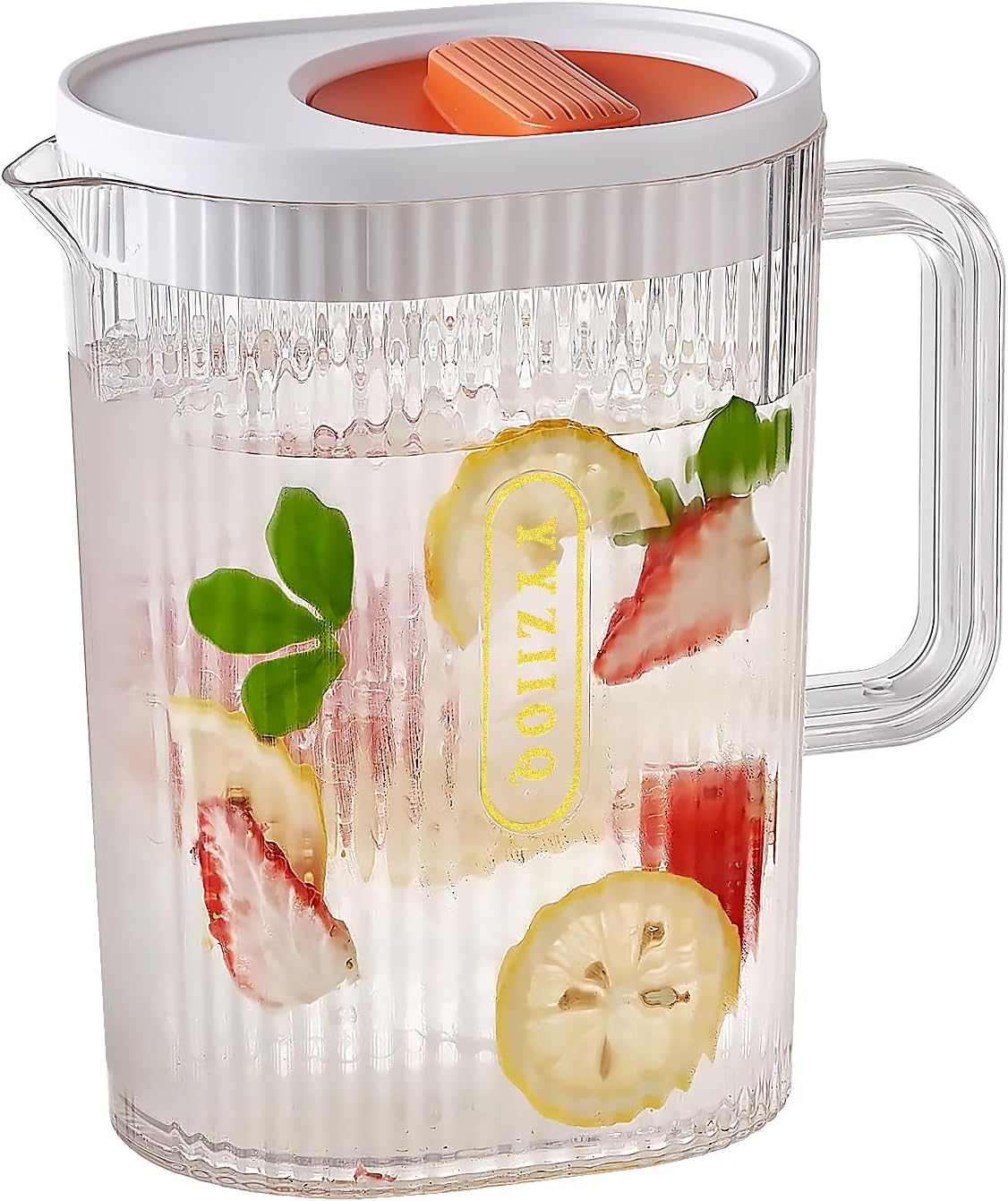 Amazon.com: 2-Pack 1-Gallon Plastic Pitchers with Lids – Iced Tea ...