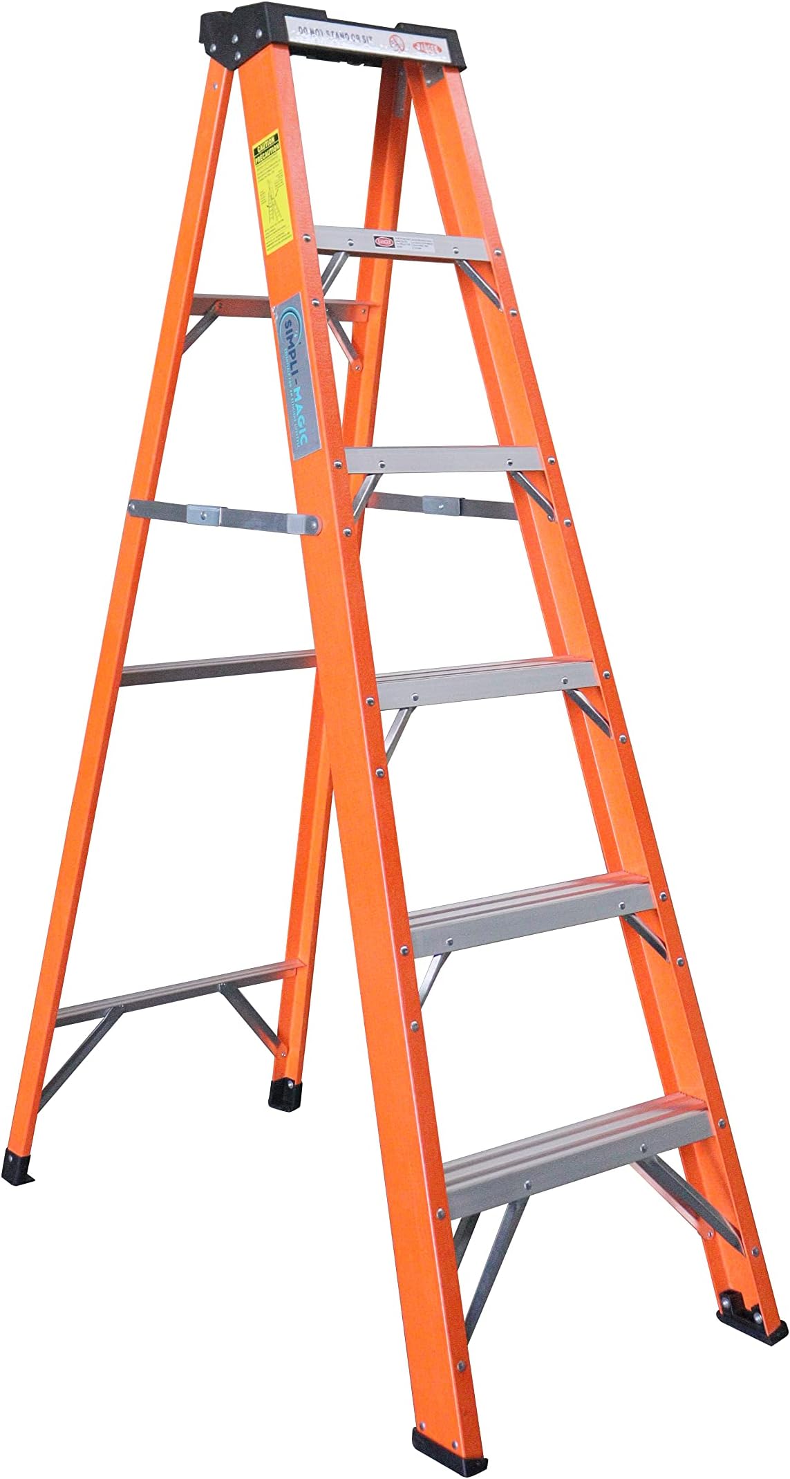 6-Foot Fiberglass Step Ladder, 250 Pound Capacity - Amazon.com