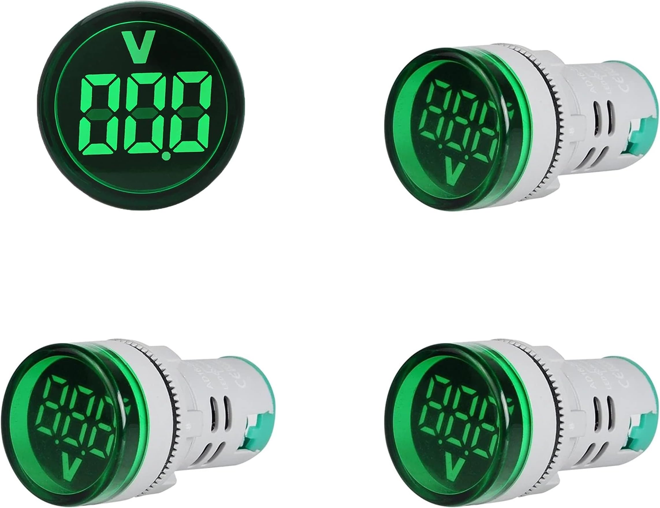 Vendoz Voltage Meter LED Display Gauge Digital Volt Indicator Combo ...